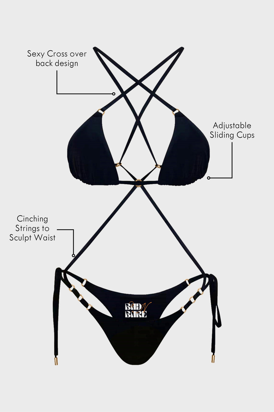 The Barely There Bikini Bad N Bare